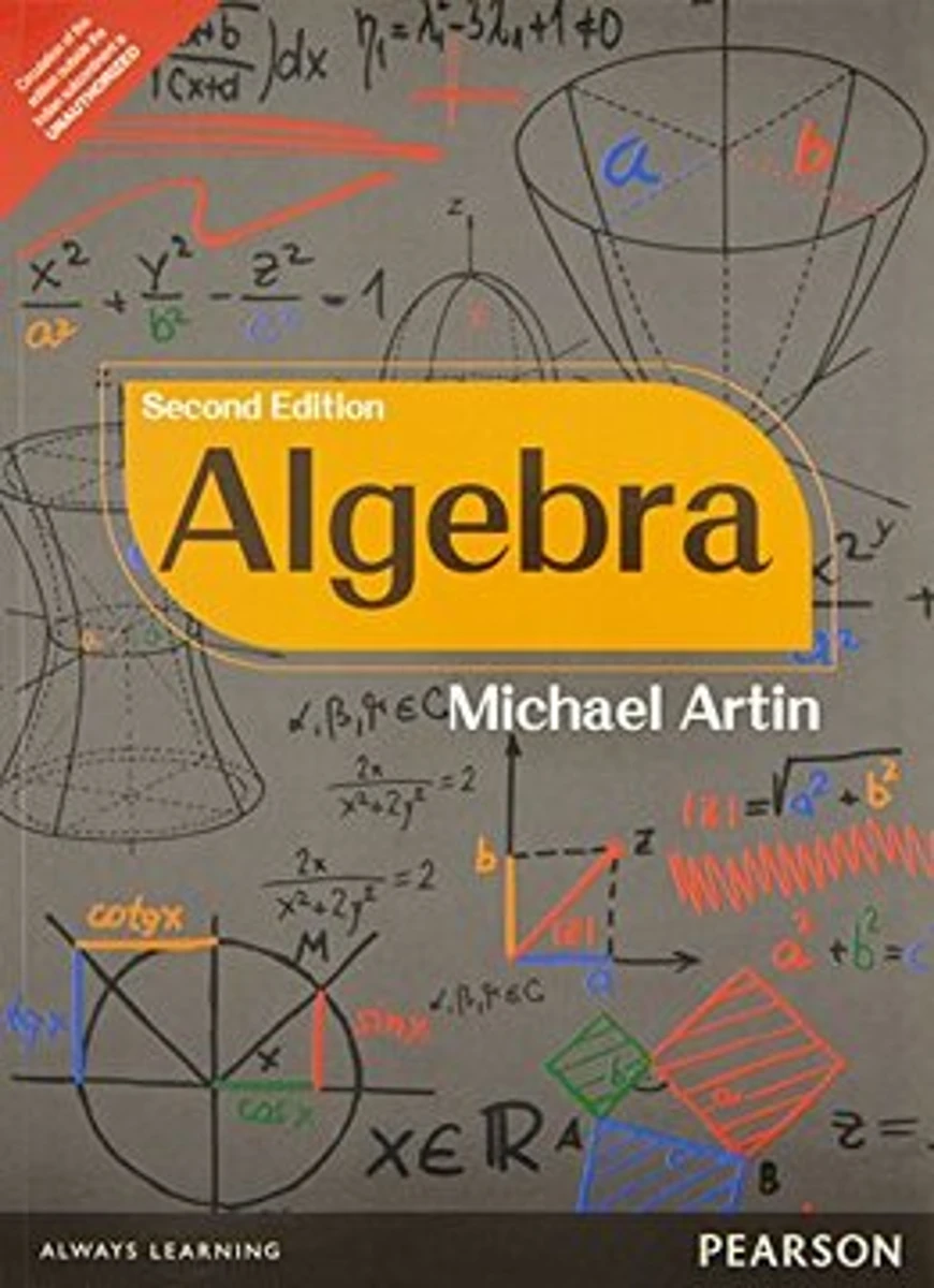 Solution manual to „Algebra“ by Michael Artin | Solverer
