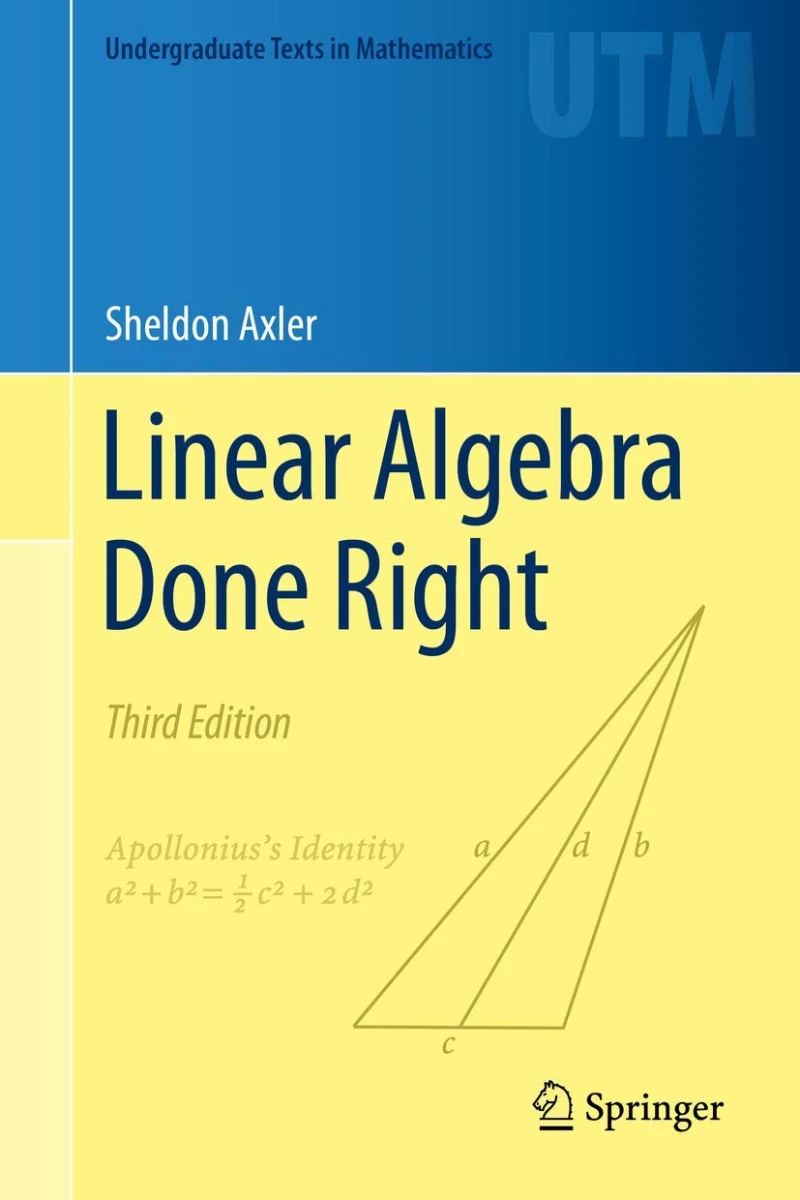 Solution manual to „Linear Algebra Done Right“ by Sheldon Axler | Solverer